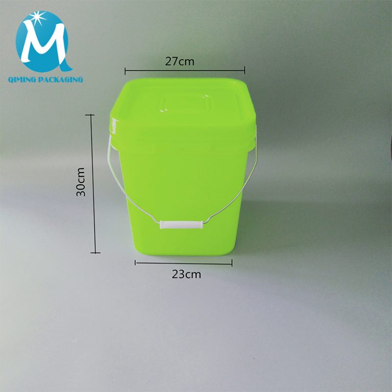 Wholesale Square Plastic Pails Buckets - Qiming Packaging Lids Caps ...