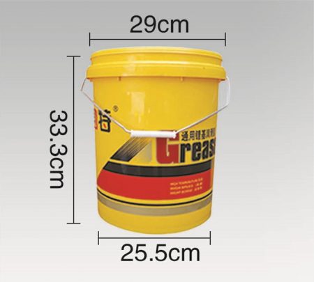 16L plastic cylindrical bucket - Qiming Packaging Lids Caps Bungs,Cans ...