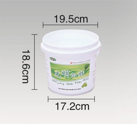 4L plastic cylindrical bucket - Qiming Packaging Lids Caps Bungs,Cans ...