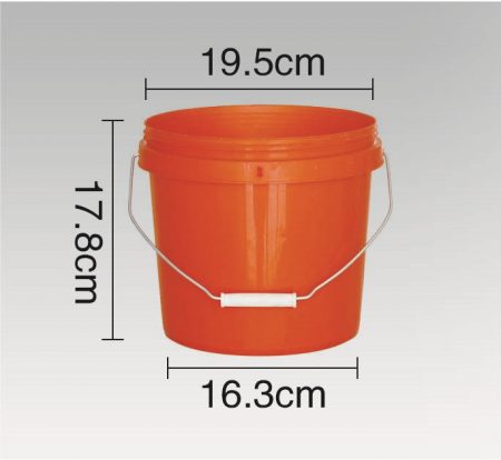8L plastic cylindrical bucket - Qiming Packaging Lids Caps Bungs,Cans ...