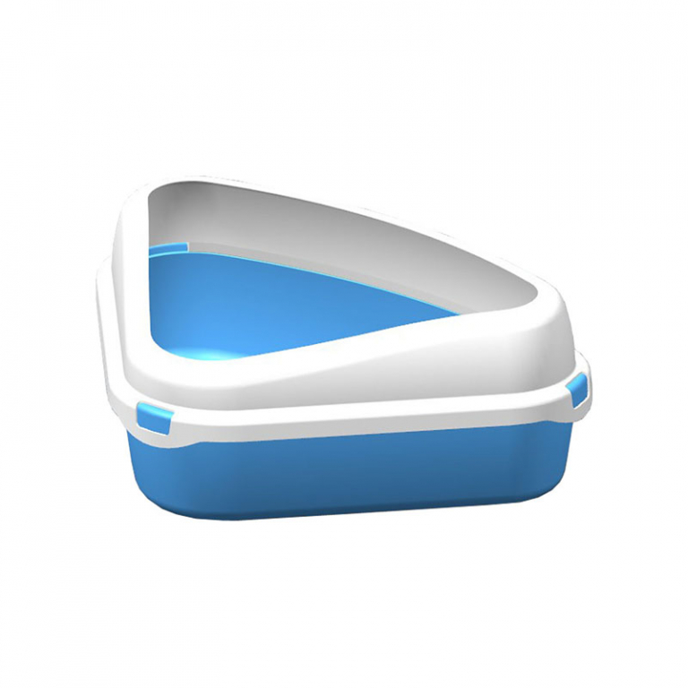 Plastic cat litter box is made of eco-friendly materials, durable and ...