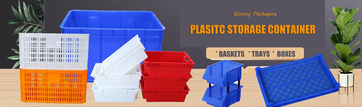 Plastic Turnover Basket - Qiming Packaging Lids Caps Bungs,Cans Pails ...