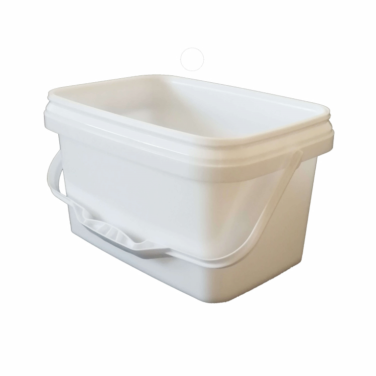 rectangular plastic buckets pet food packaging