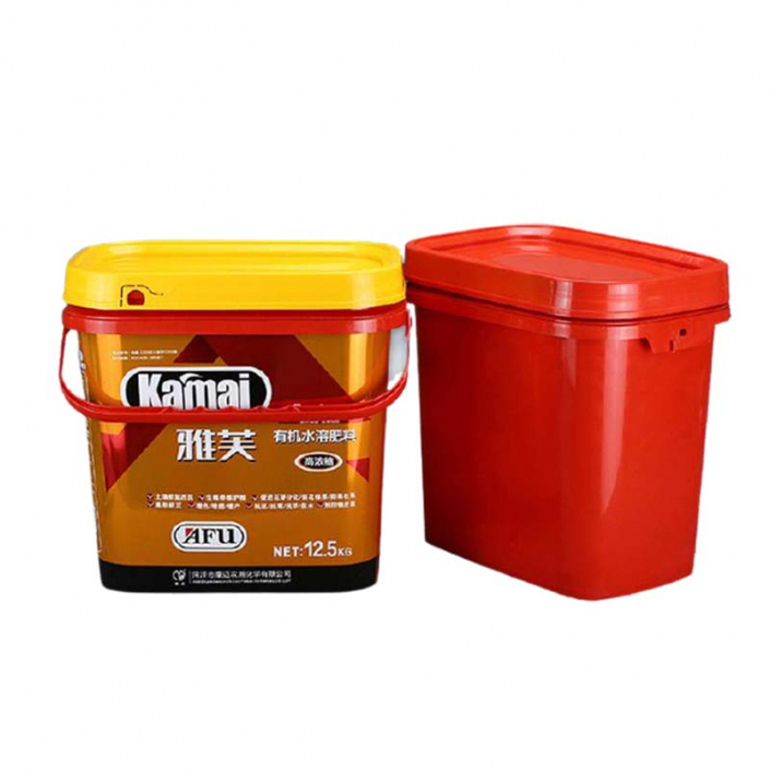 rectangular plastic buckets pet food packaging