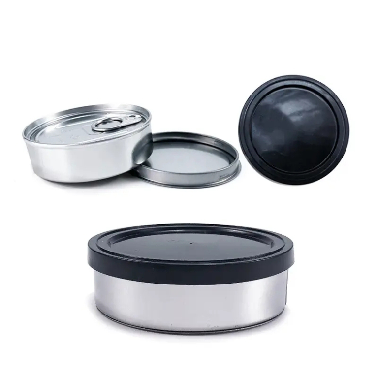 Cali Self-seal Tin Can with Lid Tuna Can Hoop Ring NO TOOLS NEEDED